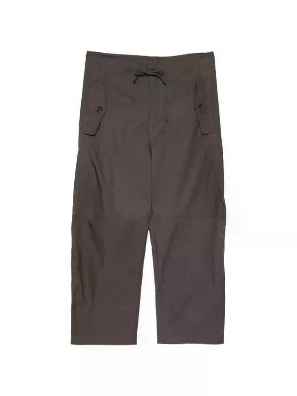 LESS Cotton Barrel-leg Pants