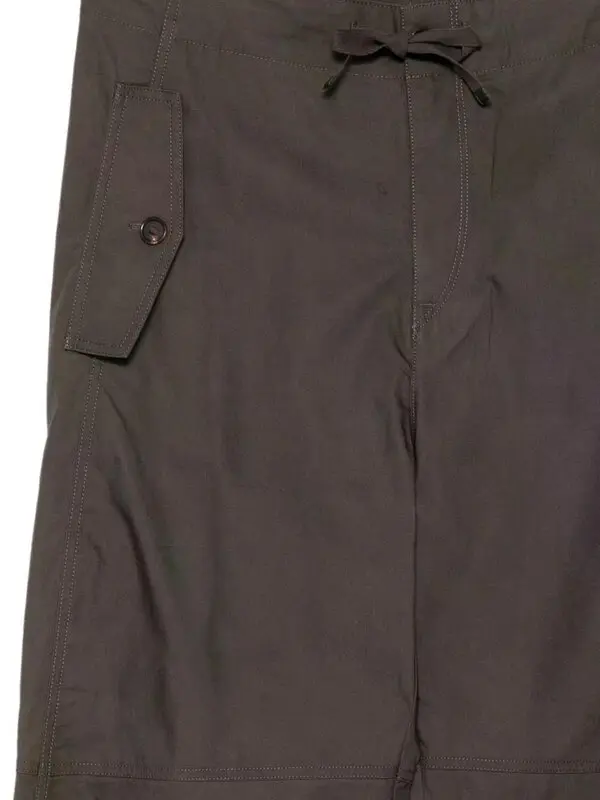 LESS Cotton Barrel-leg Pants