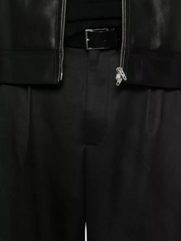 Calvin Klein Pleated Straight-leg Trousers