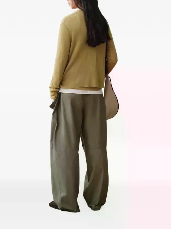LESS Cotton Barrel-leg Trousers