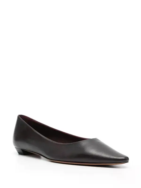 THE ROW Claudette Leather Ballerinas