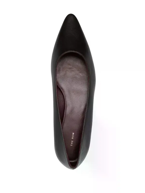 THE ROW Claudette Leather Ballerinas