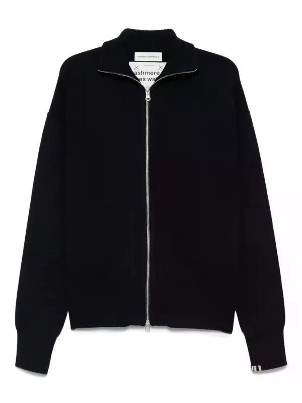 Extreme Cashmere Zip-front Cashmere Cardigan