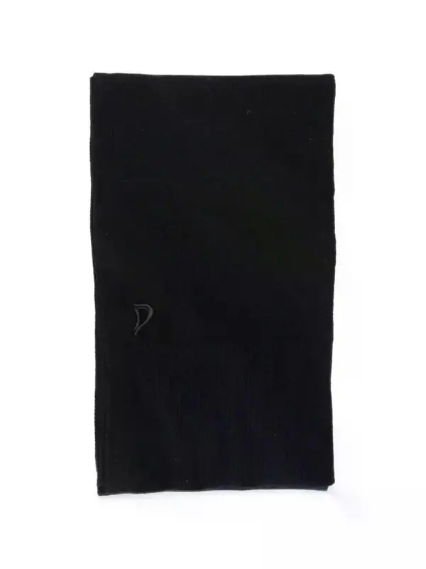 DONDUP Logo-patch Ribbed Scarf