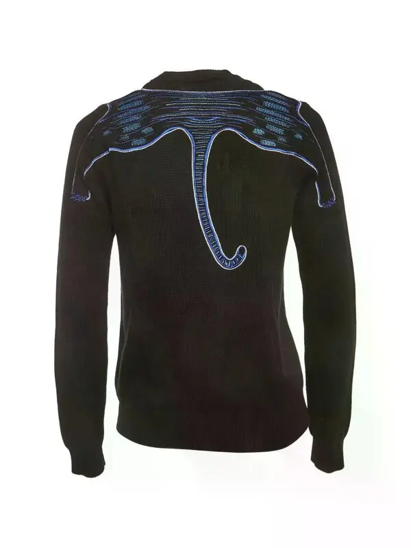 Kenzo Tiger Embroidered Crew Neck Sweater