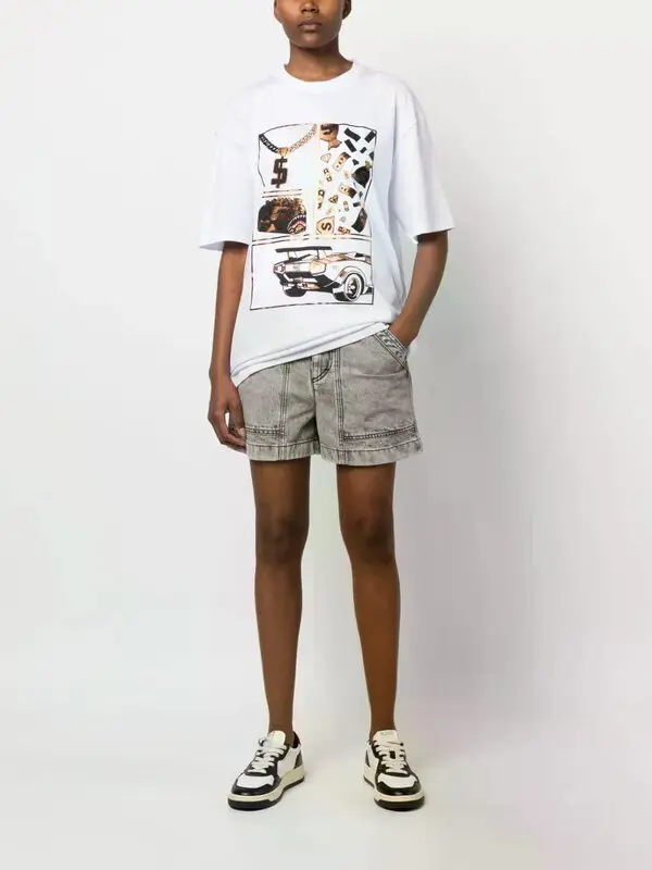 SPRAYGROUND Graphic-print Crew-neck T-shirt