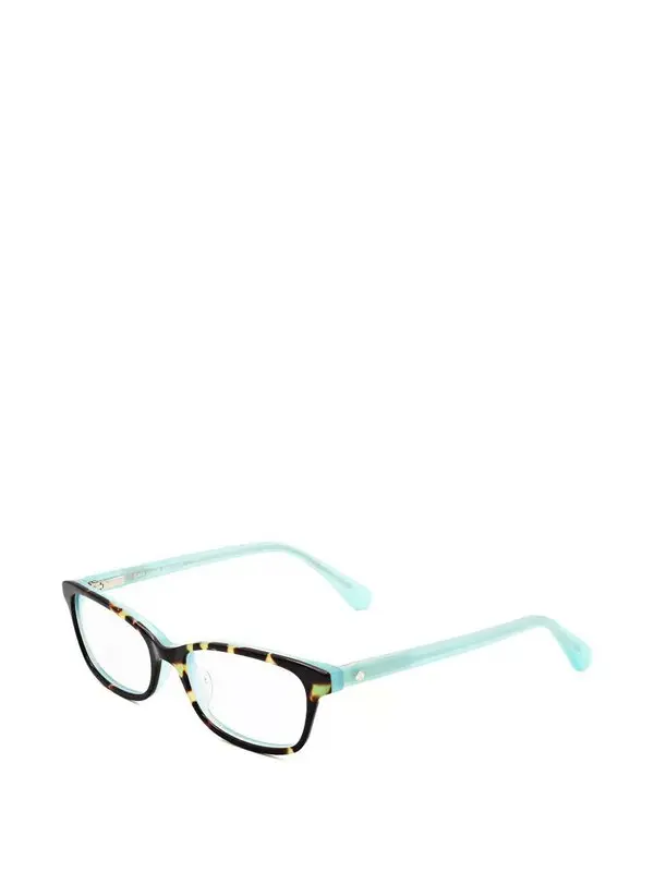 Kate Spade New York Tortoiseshell-effect Rectangle-frame Glasses