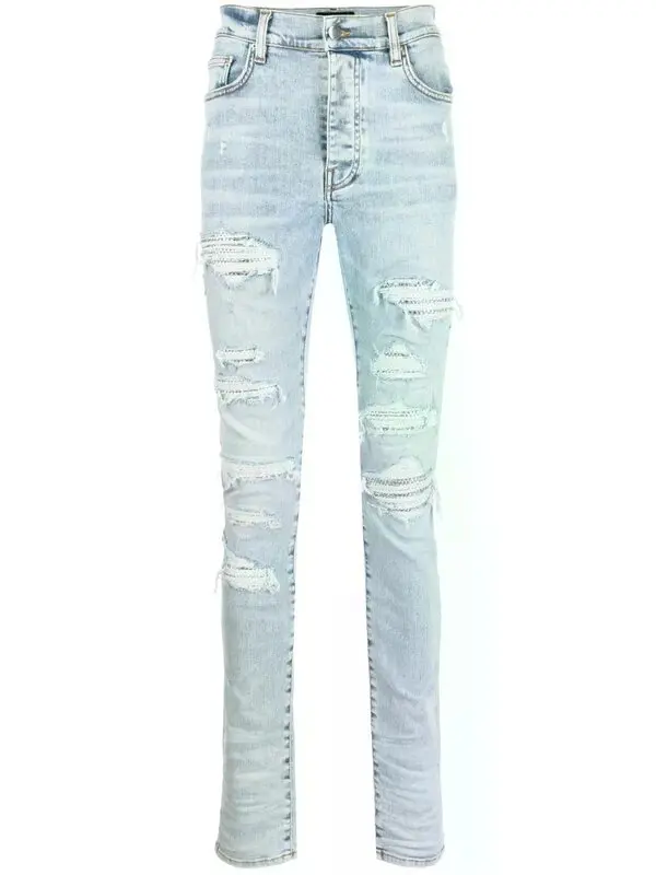 Amiri Distressed Skinny Jeans