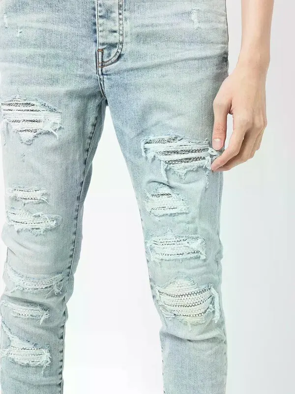 Amiri Distressed Skinny Jeans