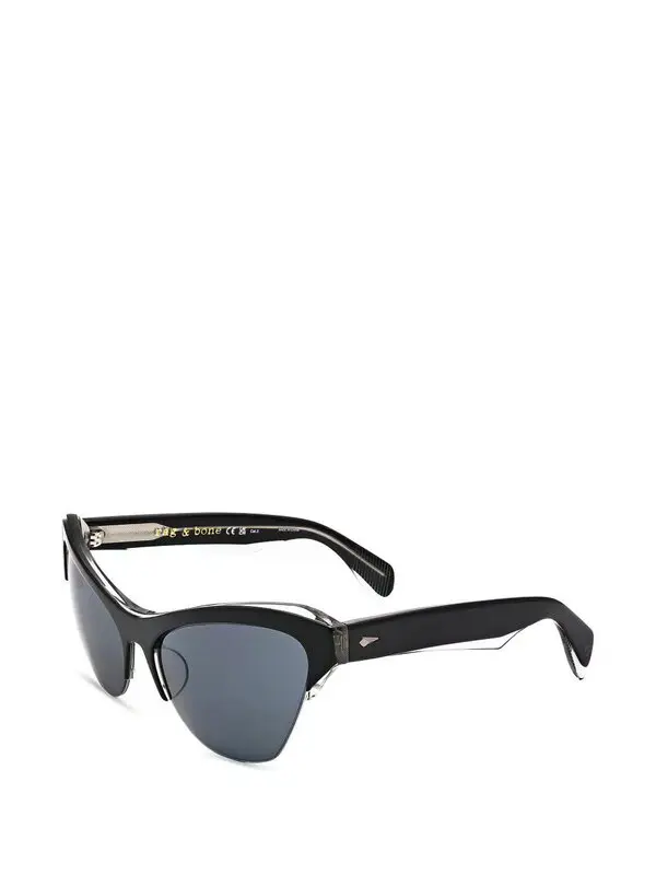 Rag & Bone Cat Eye Frame Sunglasses - Black
