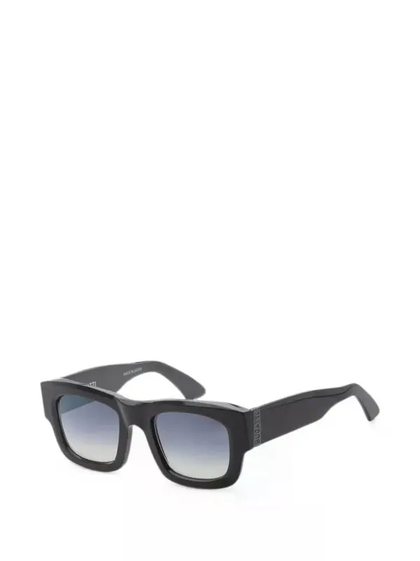 BUGATTI Logo-engraved Square-frame Sunglasses