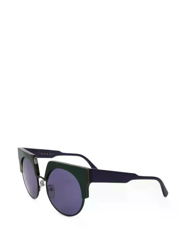 Marni Round Frame Sunglasses - Green