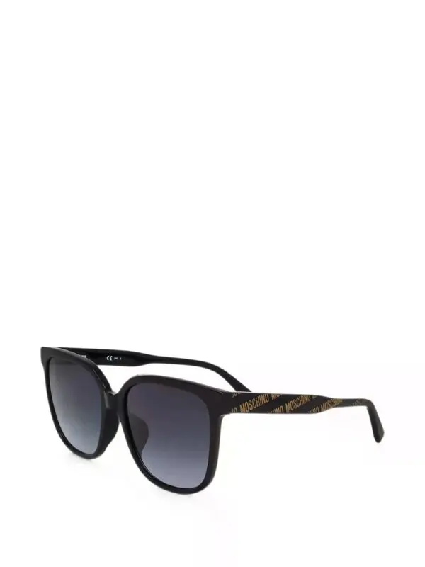 Moschino Logo-print Square-frame Sunglasses