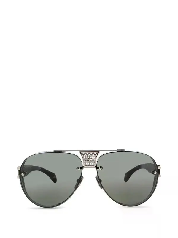 BUGATTI Pilot-frame Logo-plaque Sunglasses