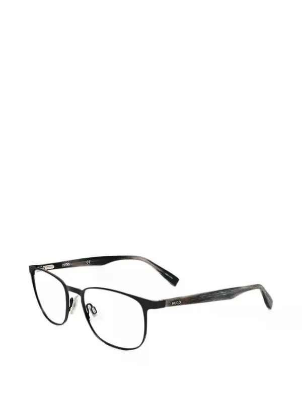 Hugo Square-frame Glasses - Grey