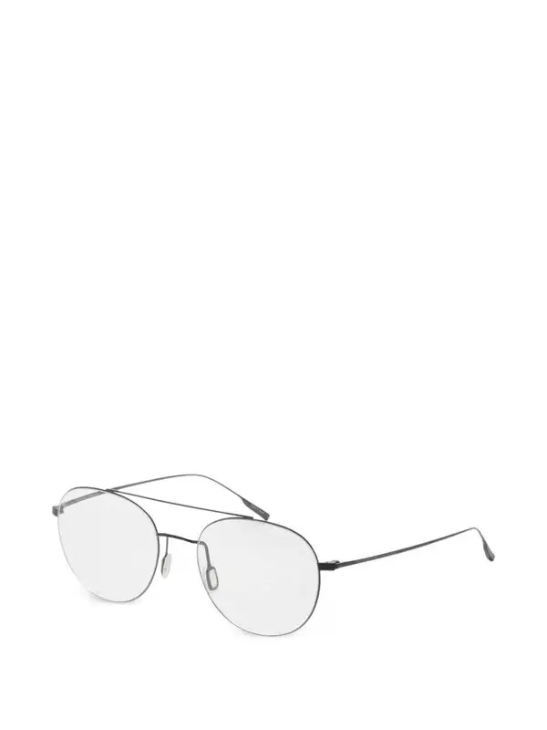 Porsche Design Double-bridge Round Frame Eyeglasses - Grey