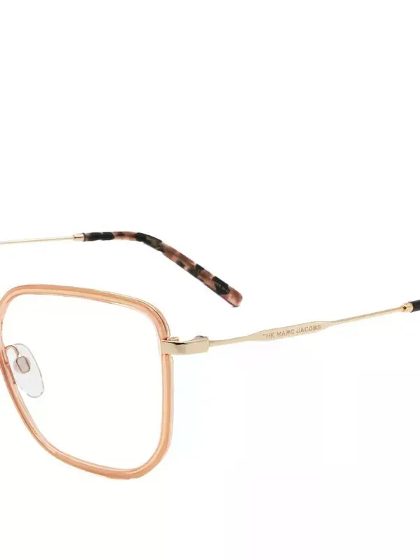 Marc Jacobs 53mm Square Frame Eyeglasses - Gold