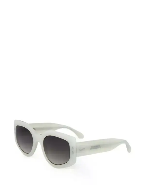 Isabel Marant Geometric-frame Sunglasses - White
