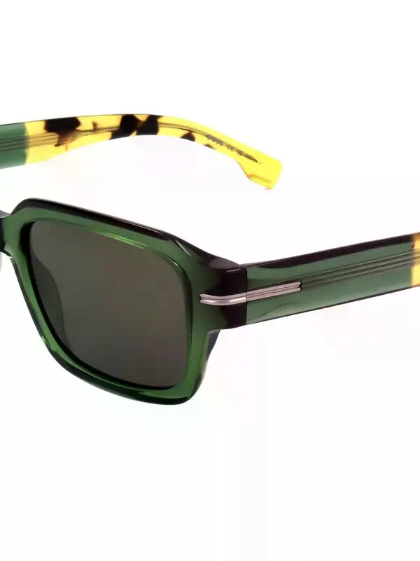 BOSS Tortoiseshell-effect Square-frame Sunglasses