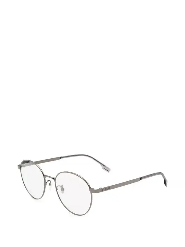 BOSS Round Frame Eyeglasses - Grey