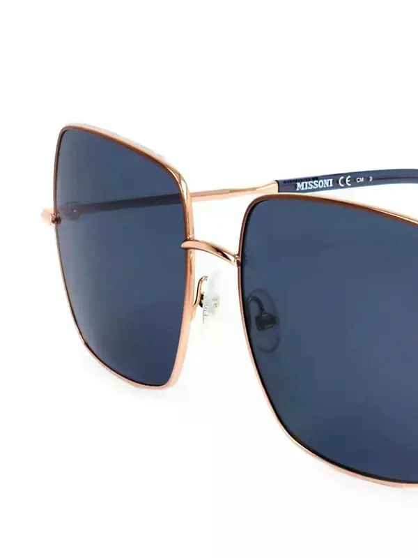 Missoni Square Frame Sunglasses With -tone Detailing