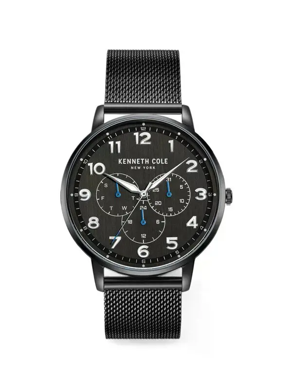 KENNETH COLE Mesh Strap 42mm Watch