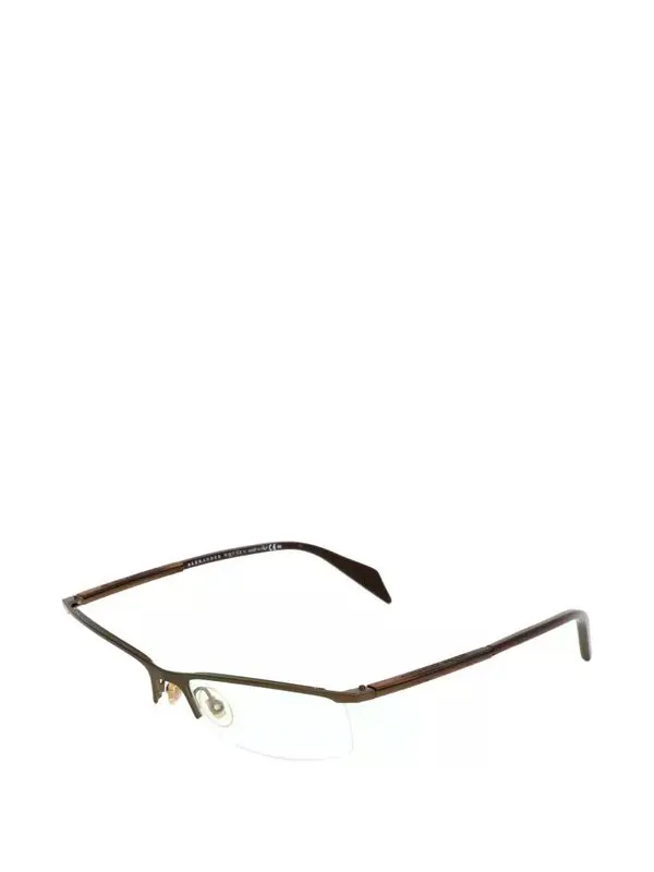 Alexander McQueen Rectangle-frame Glasses