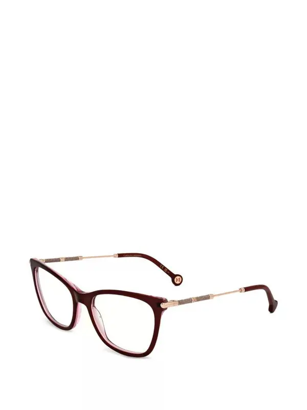 Carolina Herrera Cat-eye Glasses - Red