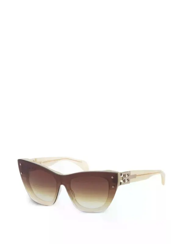 BUGATTI Cat-eye Logo-plaque Sunglasses