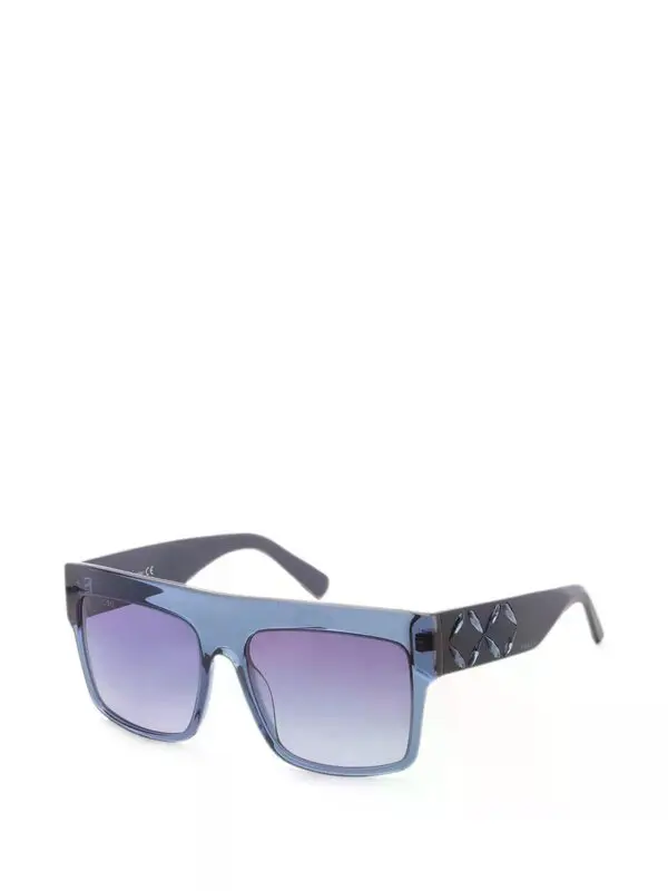 SWAROVSKI Crystal-embellished Square-frame Sunglasses