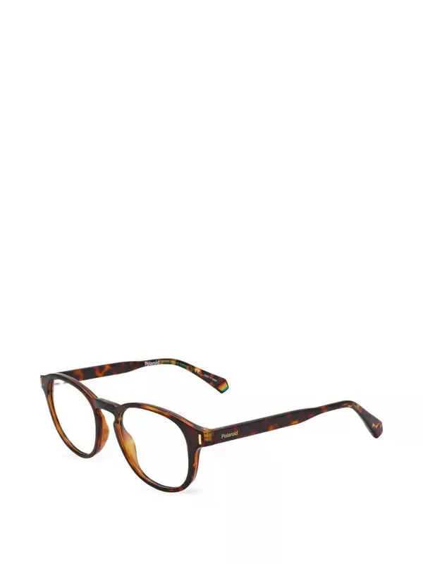 POLAROID Round Frame Eyeglasses - Brown
