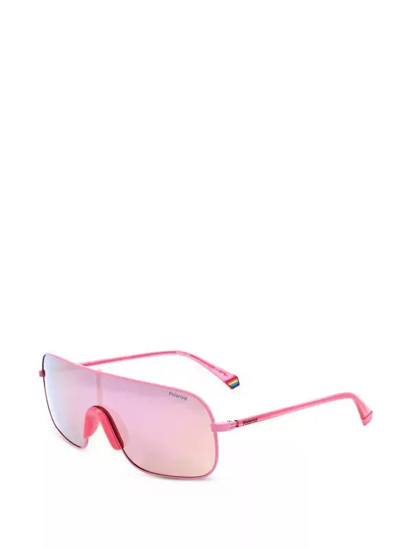 POLAROID Geometric-frame Polarised Sunglasses - Pink