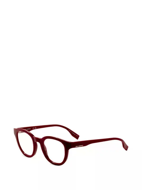 Karl Lagerfeld Round-frame Glasses - Red