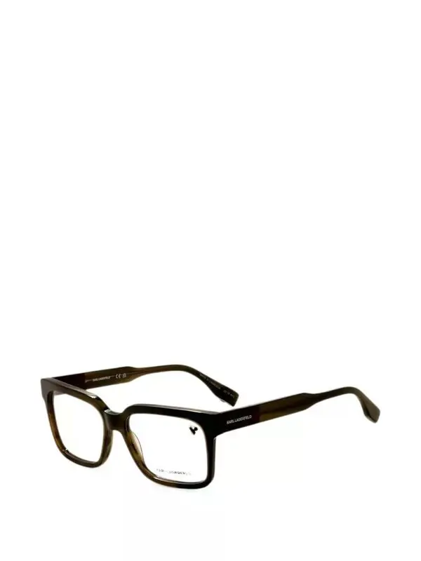 Karl Lagerfeld Striped Square-frame Glasses