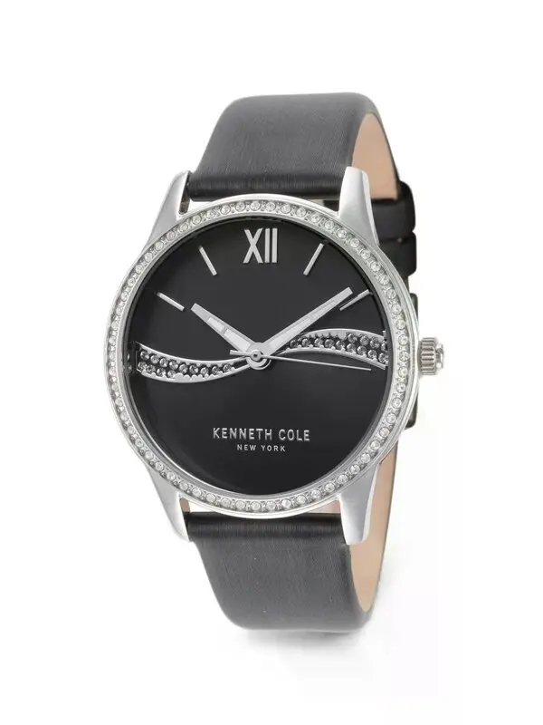 KENNETH COLE Classic Crystal-embellished 36mm Watch