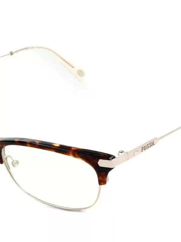 Fossil Tortoiseshell-effect Cat-eye Glasses