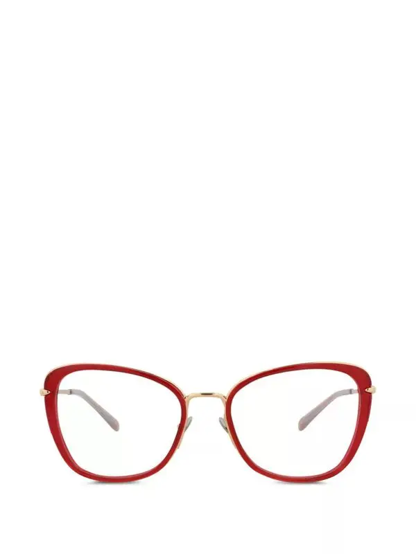 Pomellato Cat-eye Frame Eyeglasses - Red