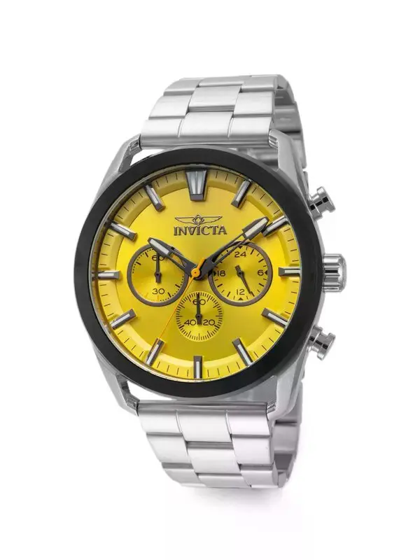 INVICTA Speedway Chronograph 45mm Watch - Yellow