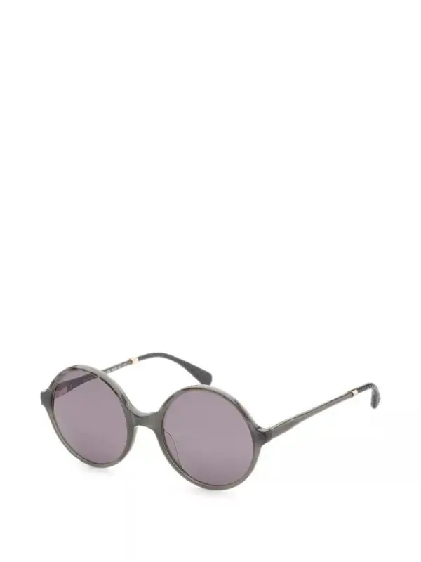 TURA X Kate Young Round-frame Sunglasses