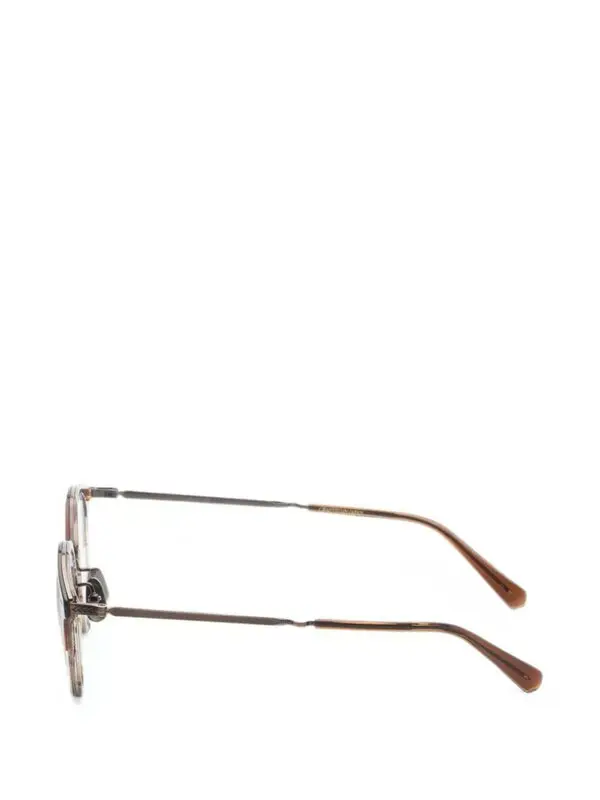Garrett Leight Marmont Combo C Round-frame Glasses