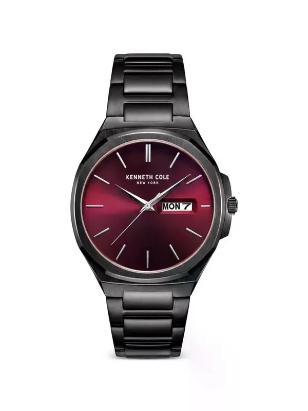 KENNETH COLE Stainless Steel Quartz Watch - Red