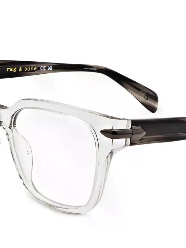 Rag & Bone Square Frame Eyeglasses - Neutrals