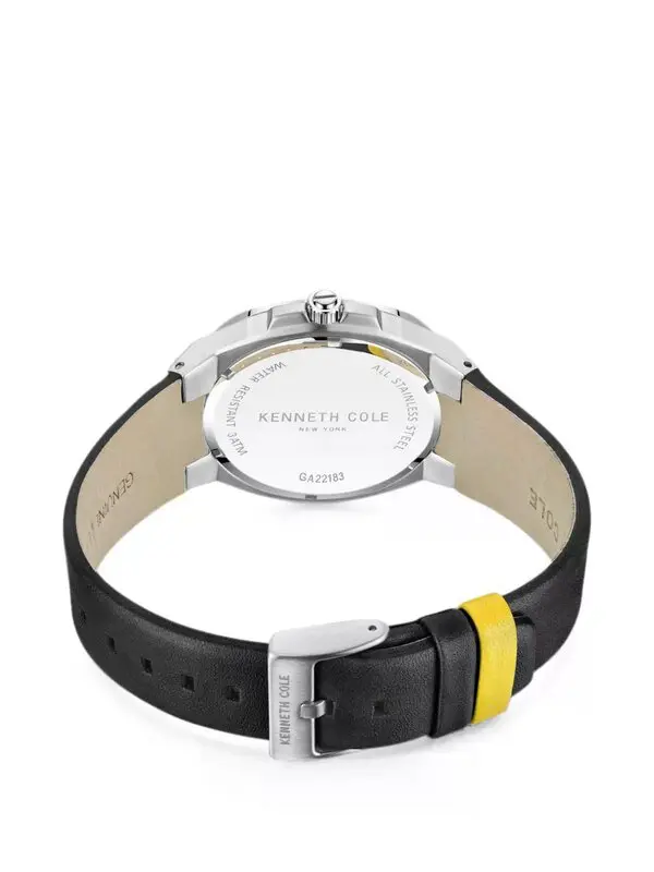 KENNETH COLE Leather-strap 41mm Watch