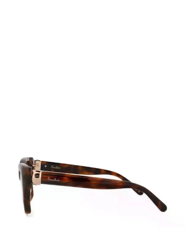 Pomellato Tortoiseshell-effect Cat-eye Glasses