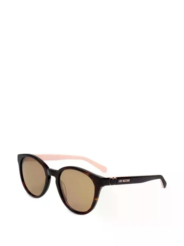 Moschino Round Frame Sunglasses - Brown