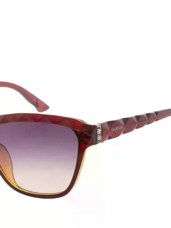 SWAROVSKI Crystal-embellished Square-frame Sunglasses