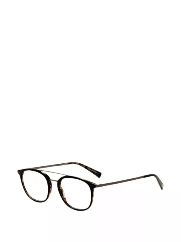 John Varvatos Round Tortoise-shell Glasses