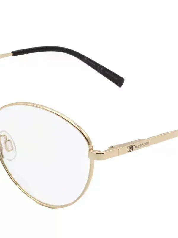 Missoni Round Frame Eyeglasses - Gold