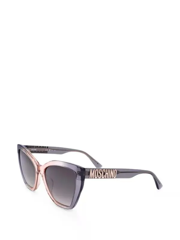 Moschino 55mm -ochre Sunglasses - Grey