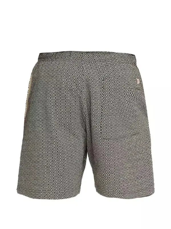REVOLUTION NOW Jacquard-knit Drawstring Shorts